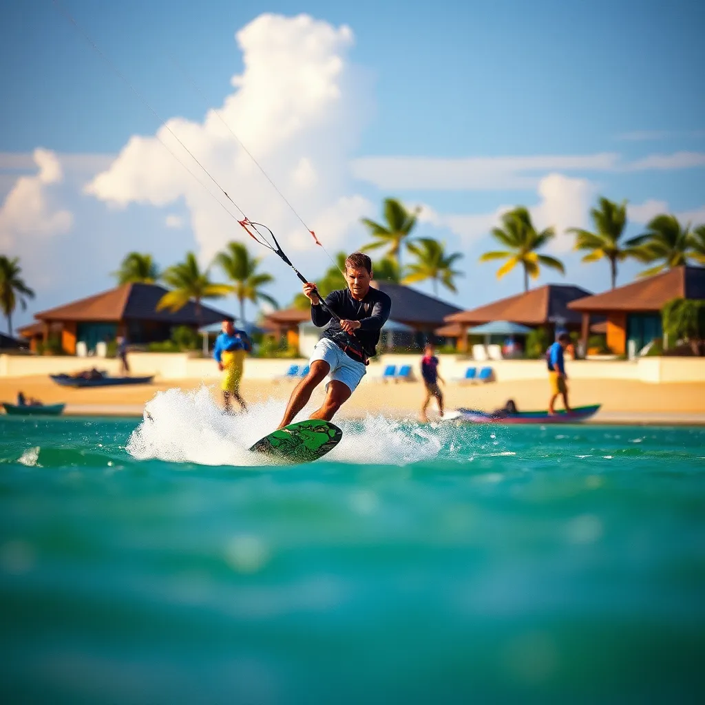 Experience Kiteboarding at Greenwood Beach Resort